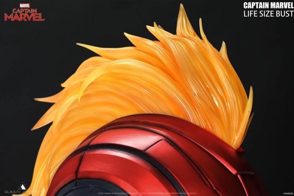 Captain Marvel 1:1 Scale Lifesize Bust - Spec Fiction Shop