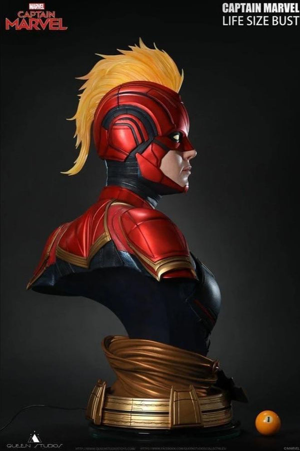 Captain Marvel 1:1 Scale Lifesize Bust - Spec Fiction Shop