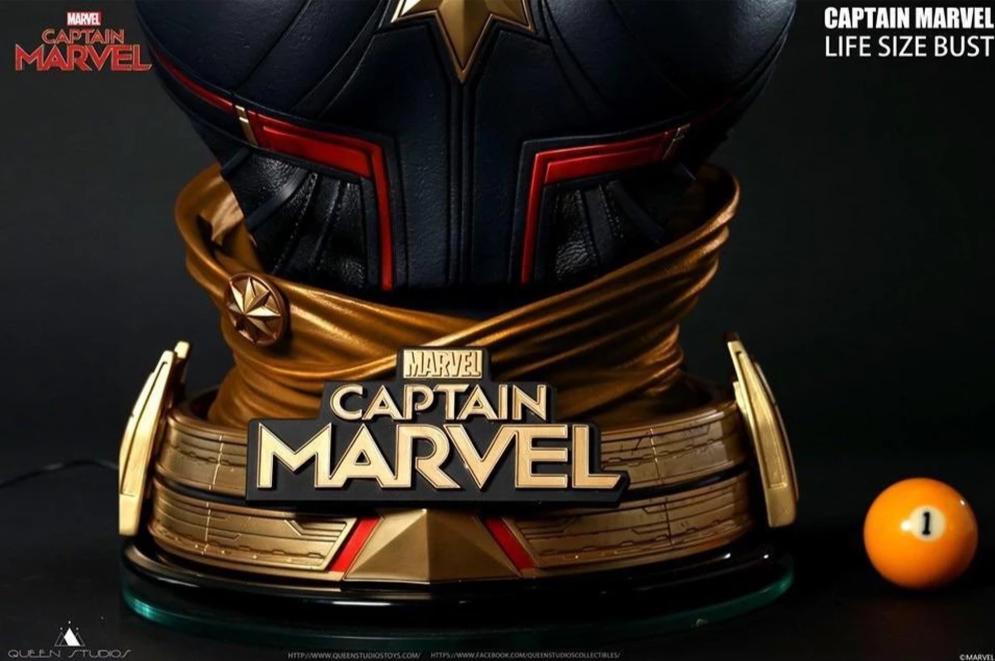 Captain Marvel 1:1 Scale Lifesize Bust - Spec Fiction Shop