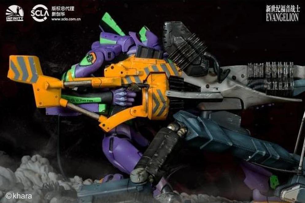 Neon Genesis Evangelion EVA Unit-01 (Test Type) Statue (Operation Yash ...