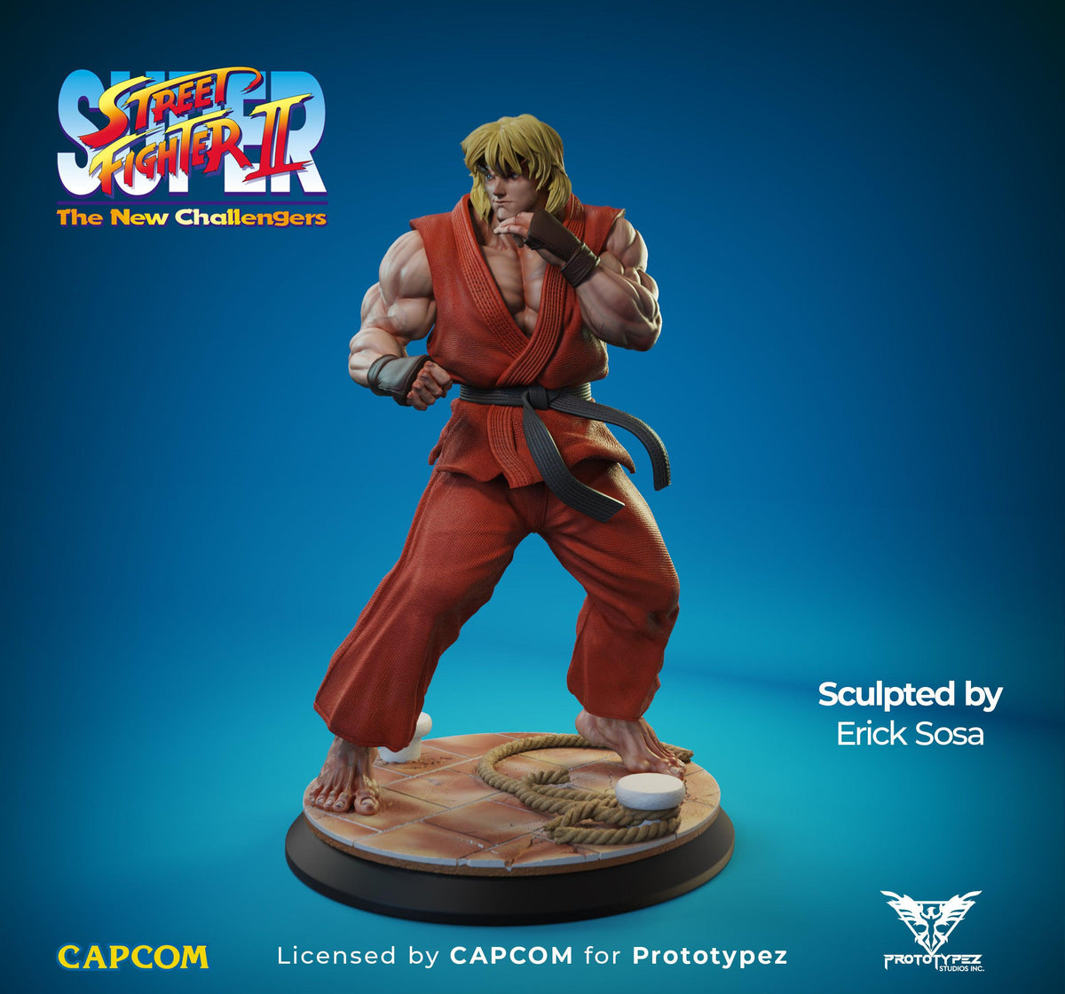 Street Fighter 2: Ken Masters 1/4 Scale Statue - Spec Fiction Shop