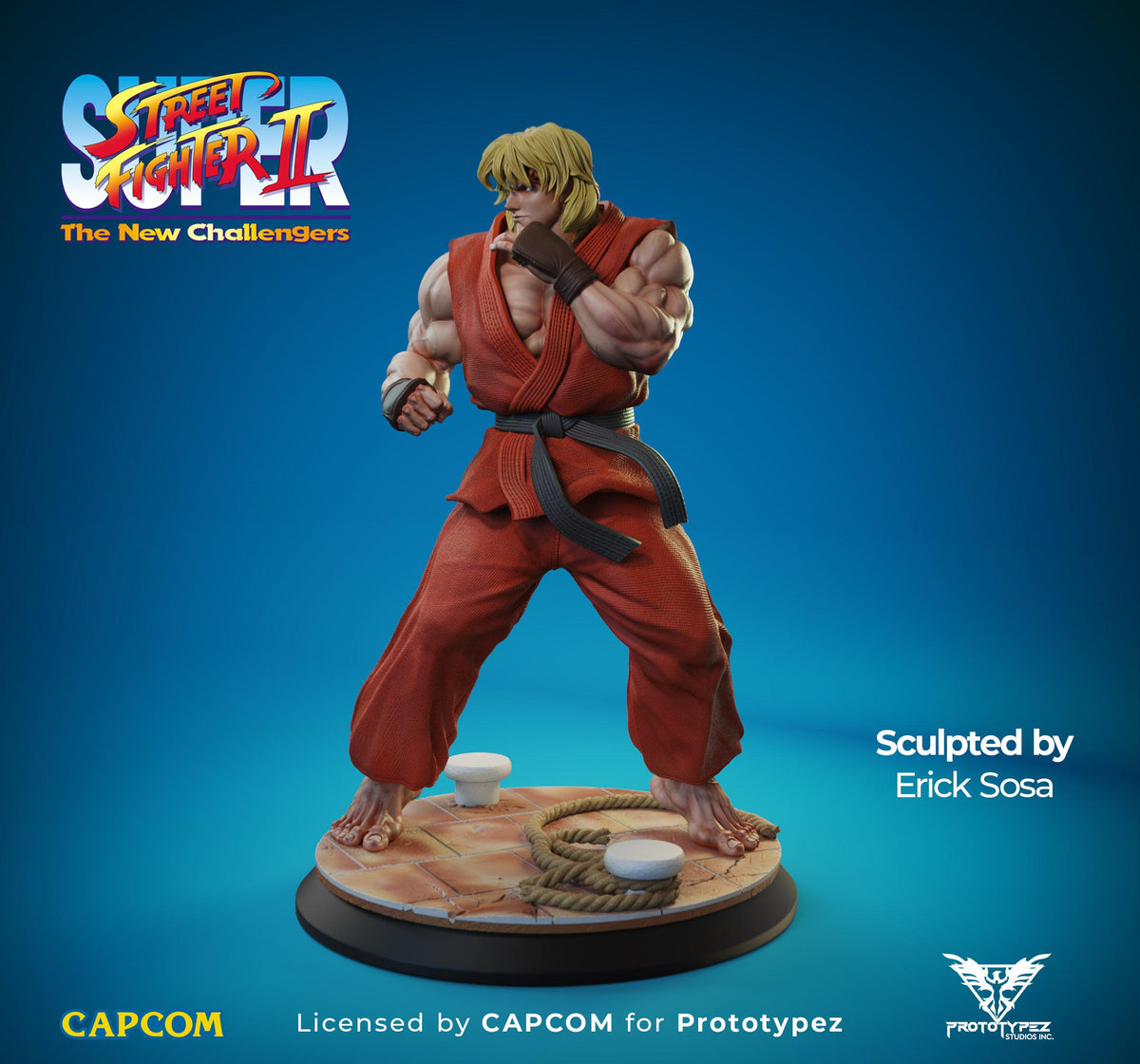 Street Fighter 2: Ken Masters 1/4 Scale Statue - Spec Fiction Shop