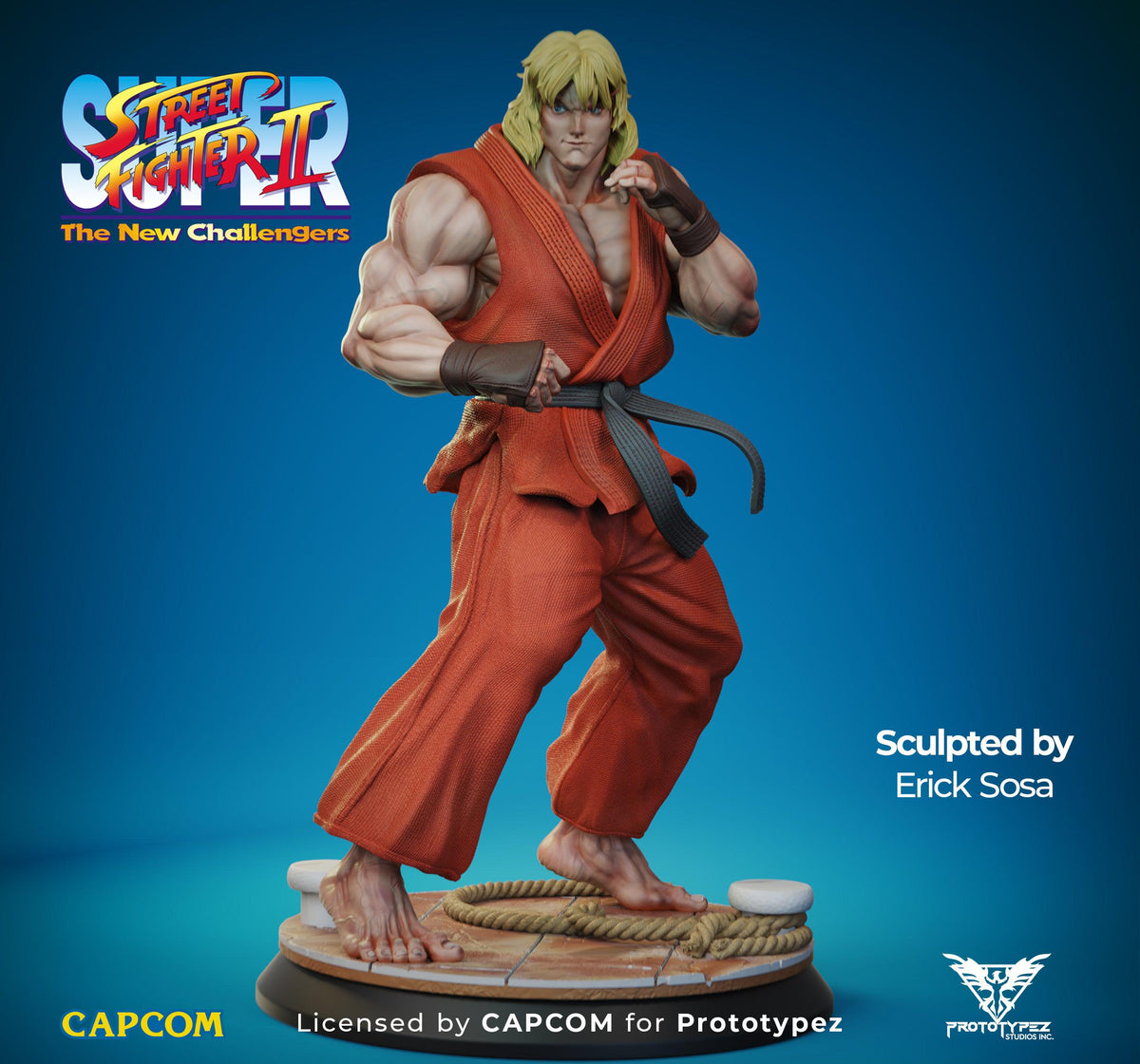 Street Fighter 2: Ken Masters 1/4 Scale Statue - Spec Fiction Shop