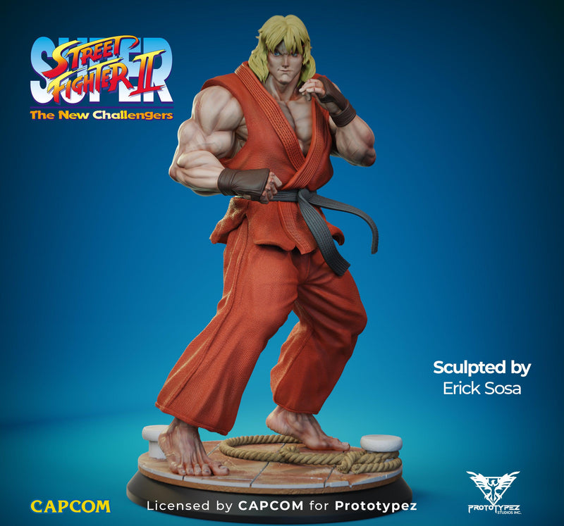 Street Fighter 2: Ken Masters 1/4 Scale Statue - Spec Fiction Shop