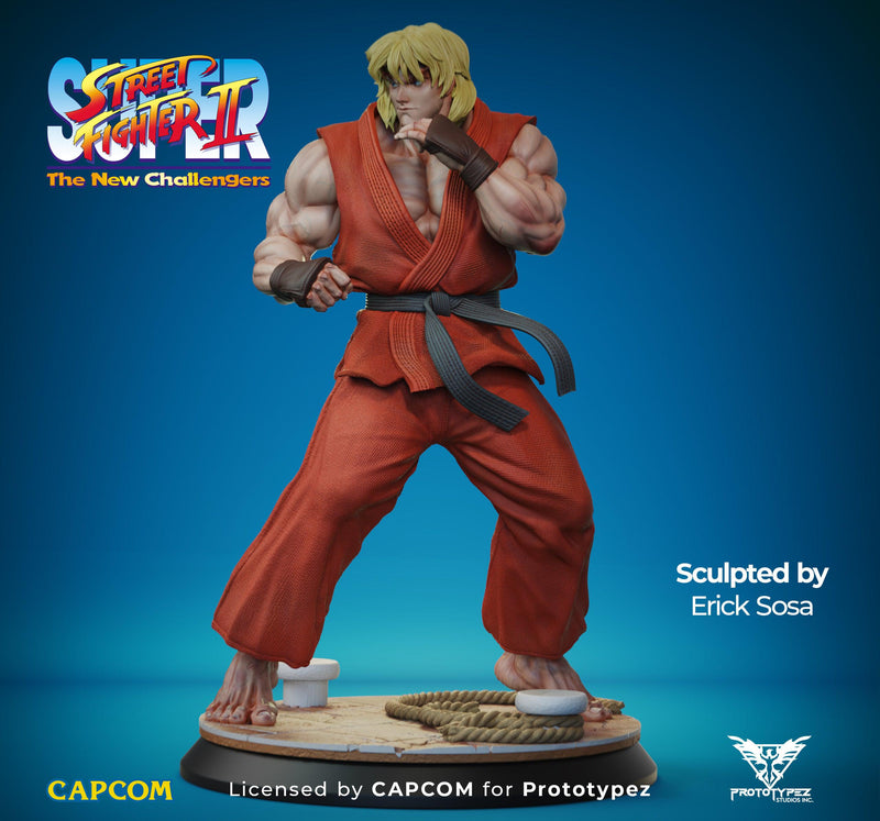 Street Fighter 2: Ken Masters 1/4 Scale Statue - Spec Fiction Shop