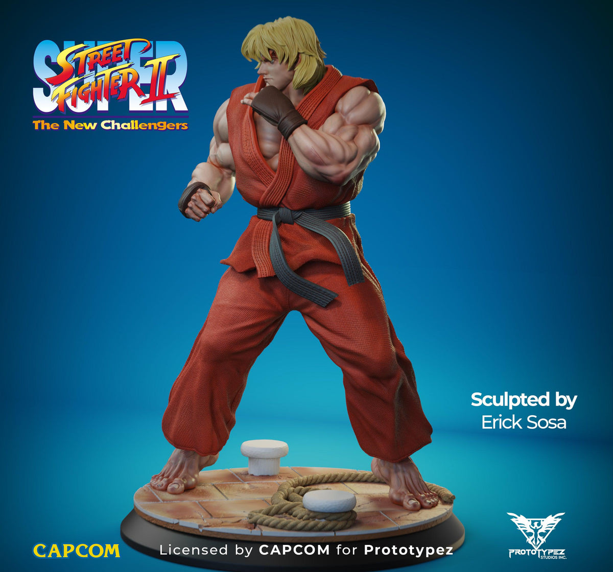 Street Fighter 2: Ken Masters 1/4 Scale Statue - Spec Fiction Shop