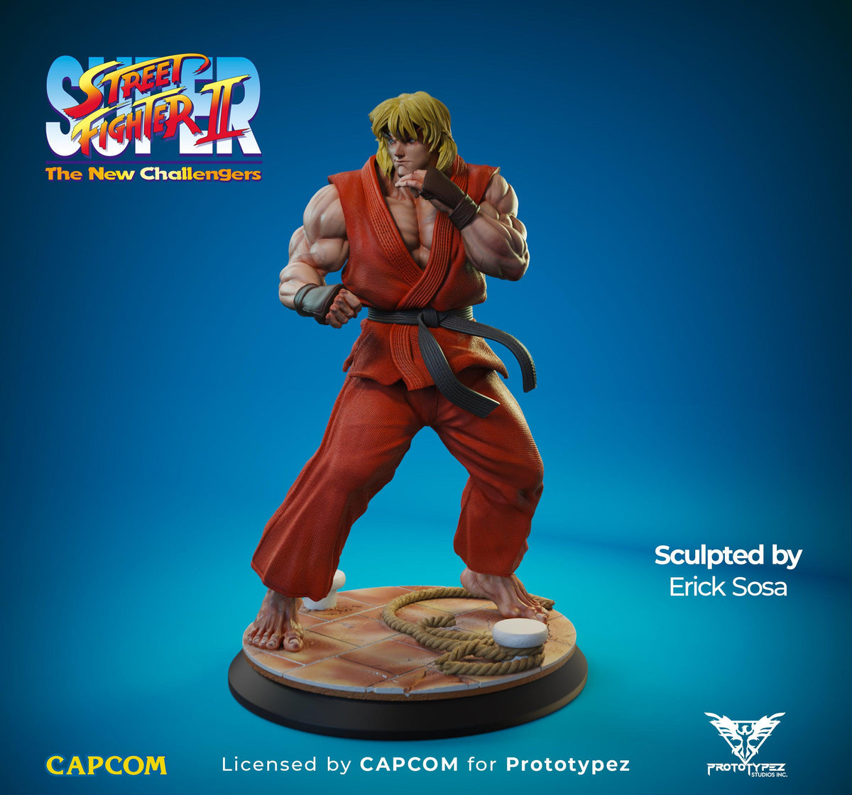 Street Fighter 2: Ken Masters 1/4 Scale Statue - Spec Fiction Shop