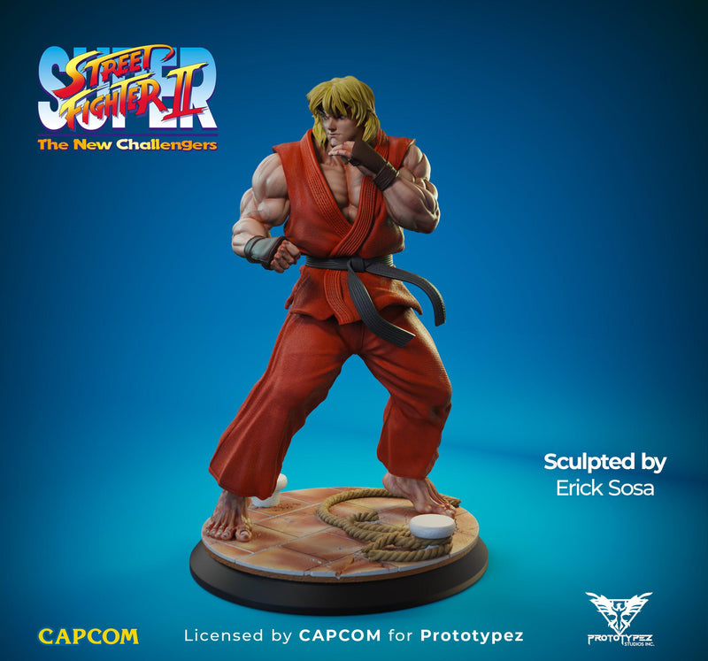Street Fighter 2: Ken Masters 1/4 Scale Statue - Spec Fiction Shop