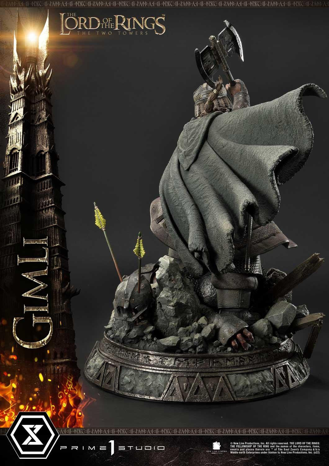 LOTR The Two Towers - Gimli Bonus Version 1/4 Scale Statue - Spec ...