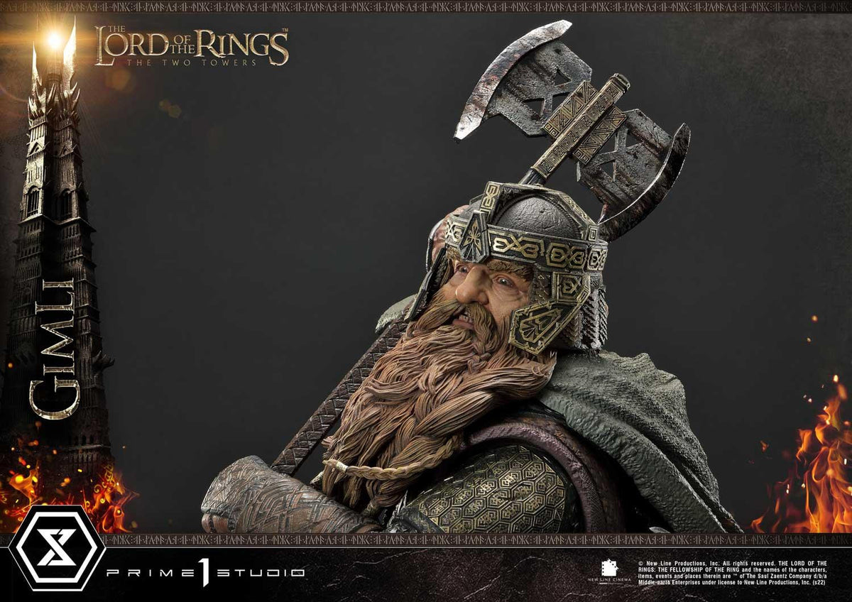 LOTR The Two Towers - Gimli Bonus Version 1/4 Scale Statue - Spec ...